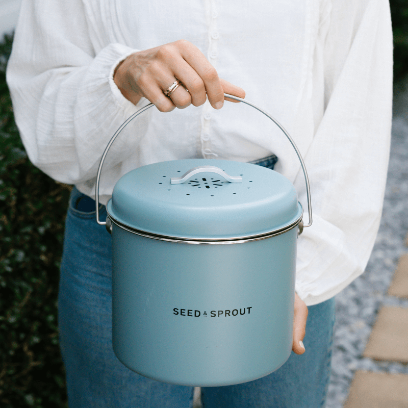 Kitchen Compost Bin Set | Bench Top Compost Bin | 4 Colours