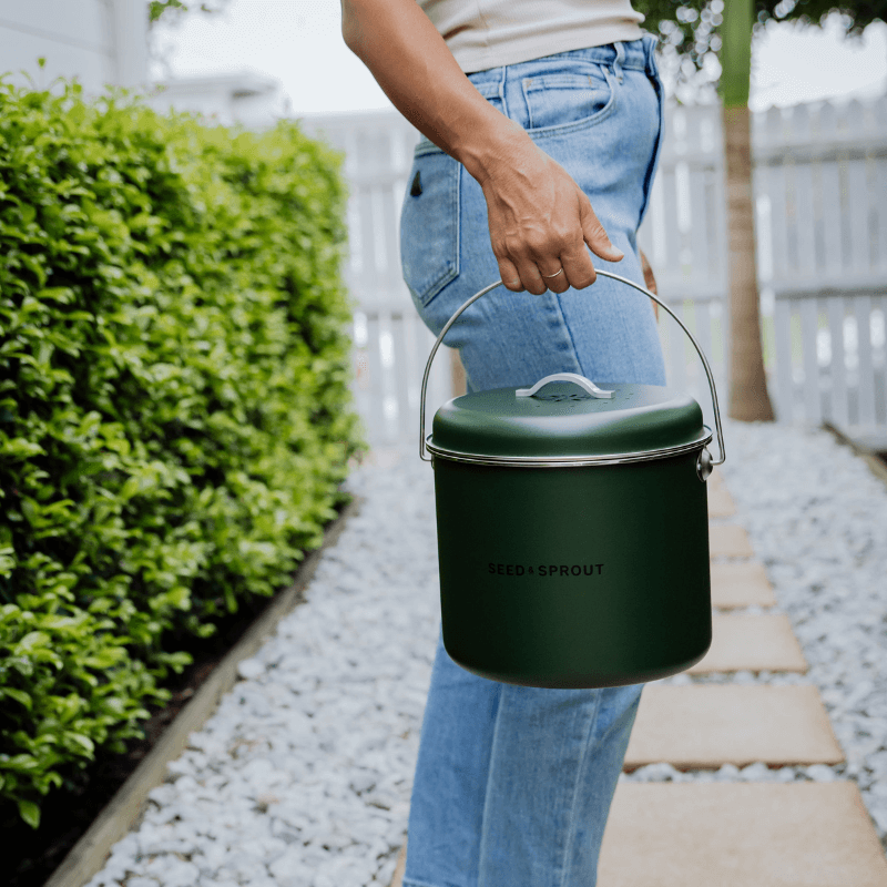 Kitchen Compost Bin Set | Bench Top Compost Bin | 4 Colours
